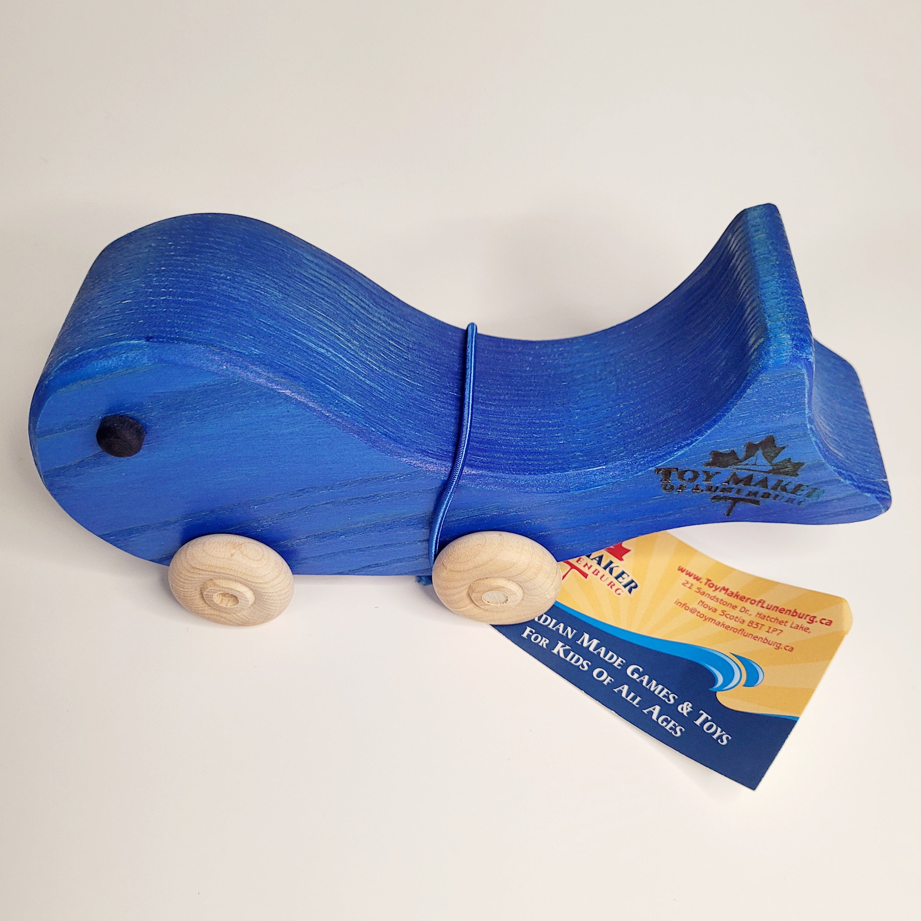 Wooden Whale push toy - Toy Maker of Lunenburg – Halifax Citadel Gift Shop